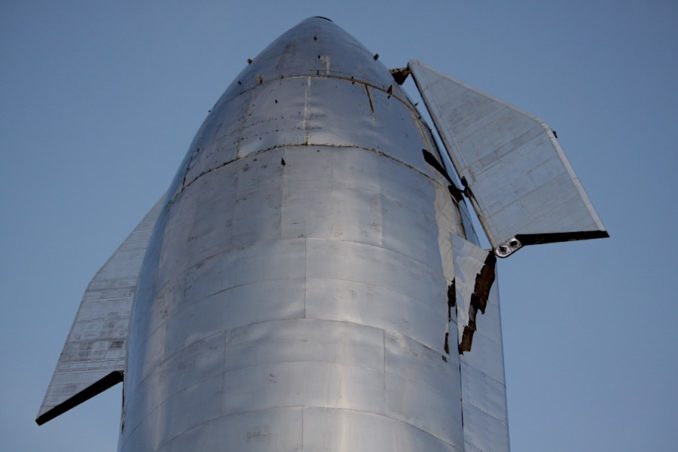 Photos: SpaceX’s first full-size Starship prototype – Spaceflight Now ...